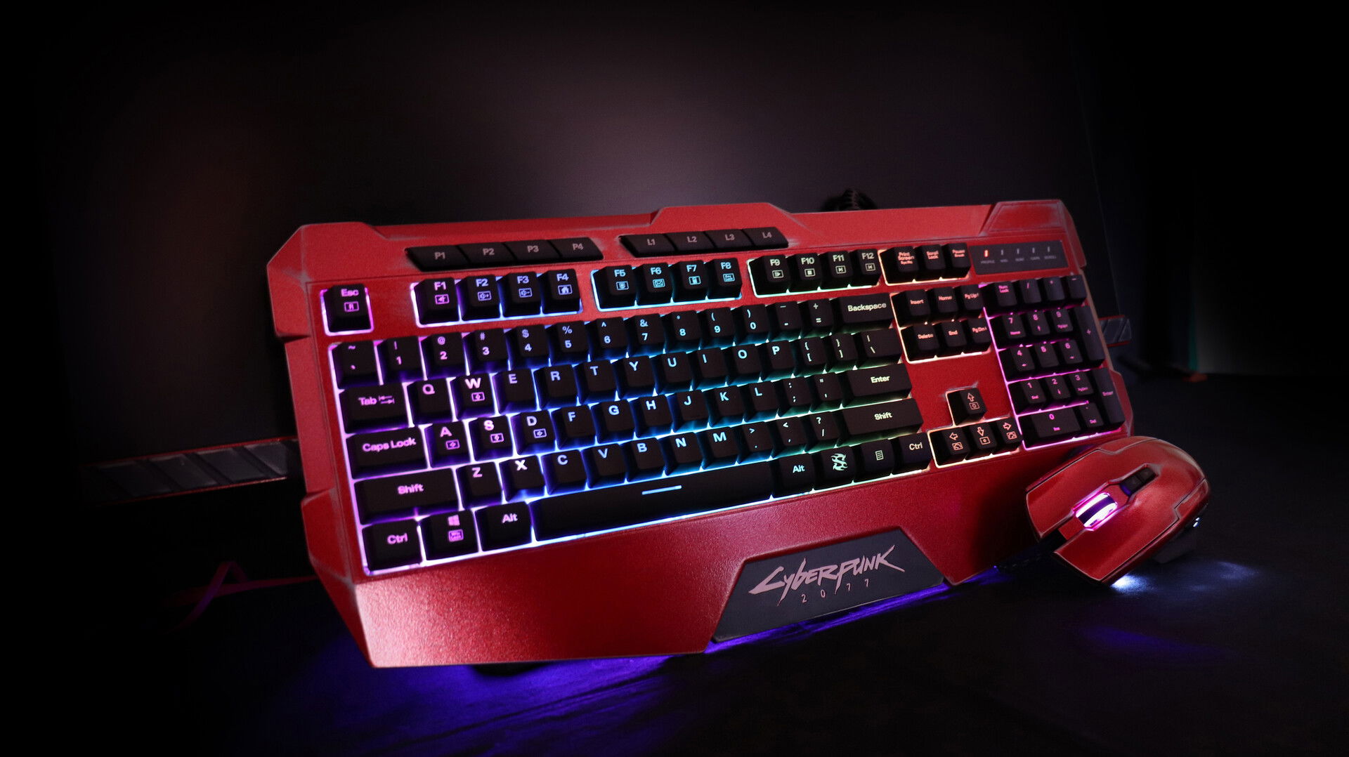 cyberpunk 2077 RGB keyboardmod » keebs.gg