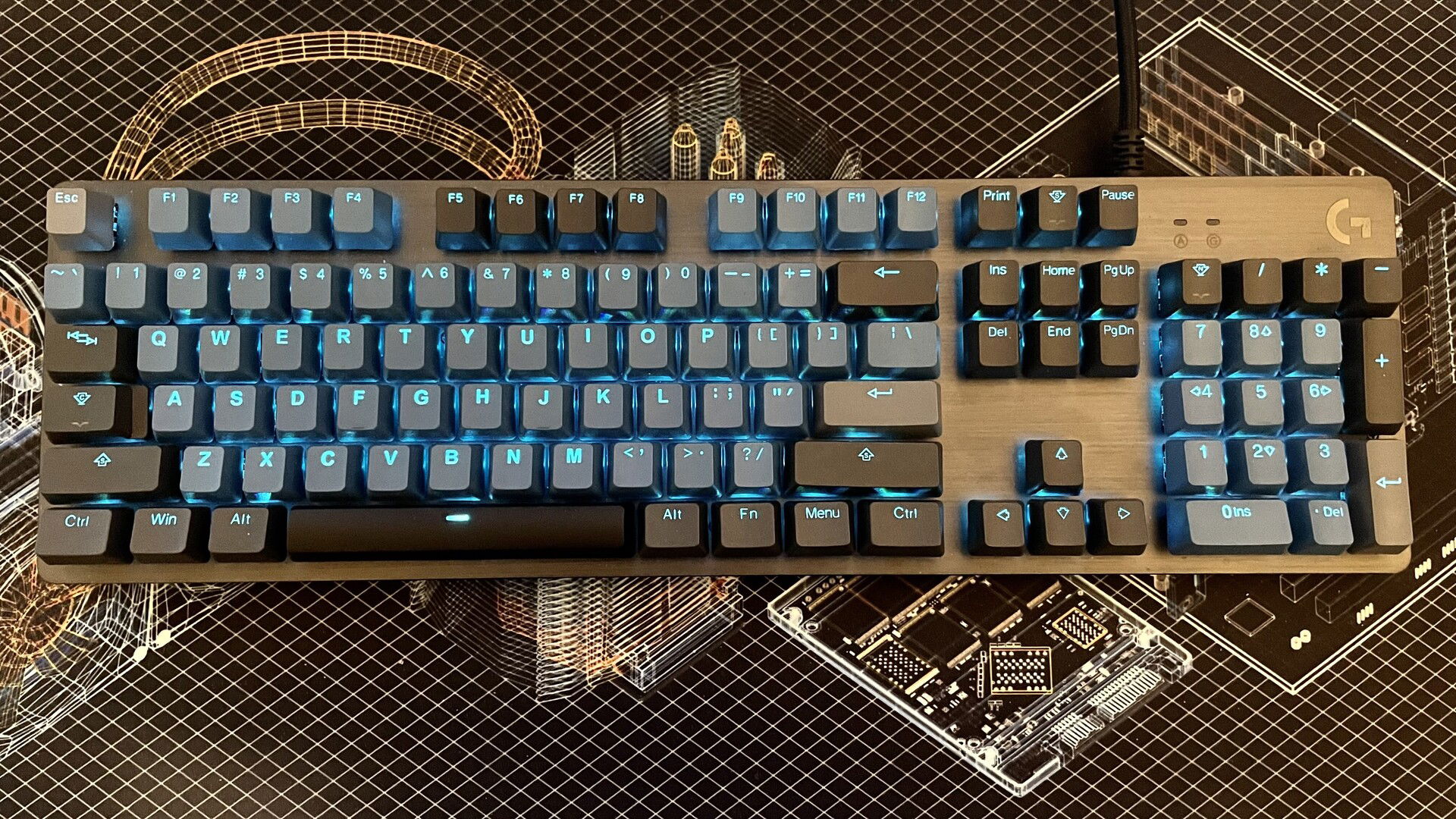 Logi Custom Blue » keebs.gg