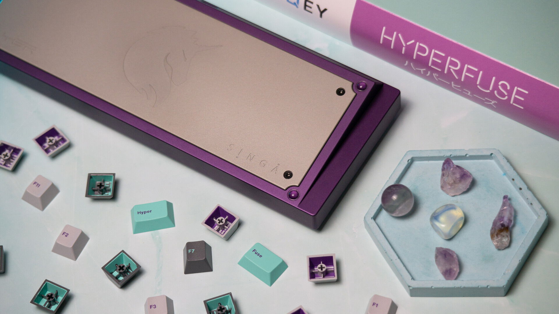 Singa x TGR Unikorn R2.1 - Indigo x GMK Hyperfuse Origins » keebs.gg