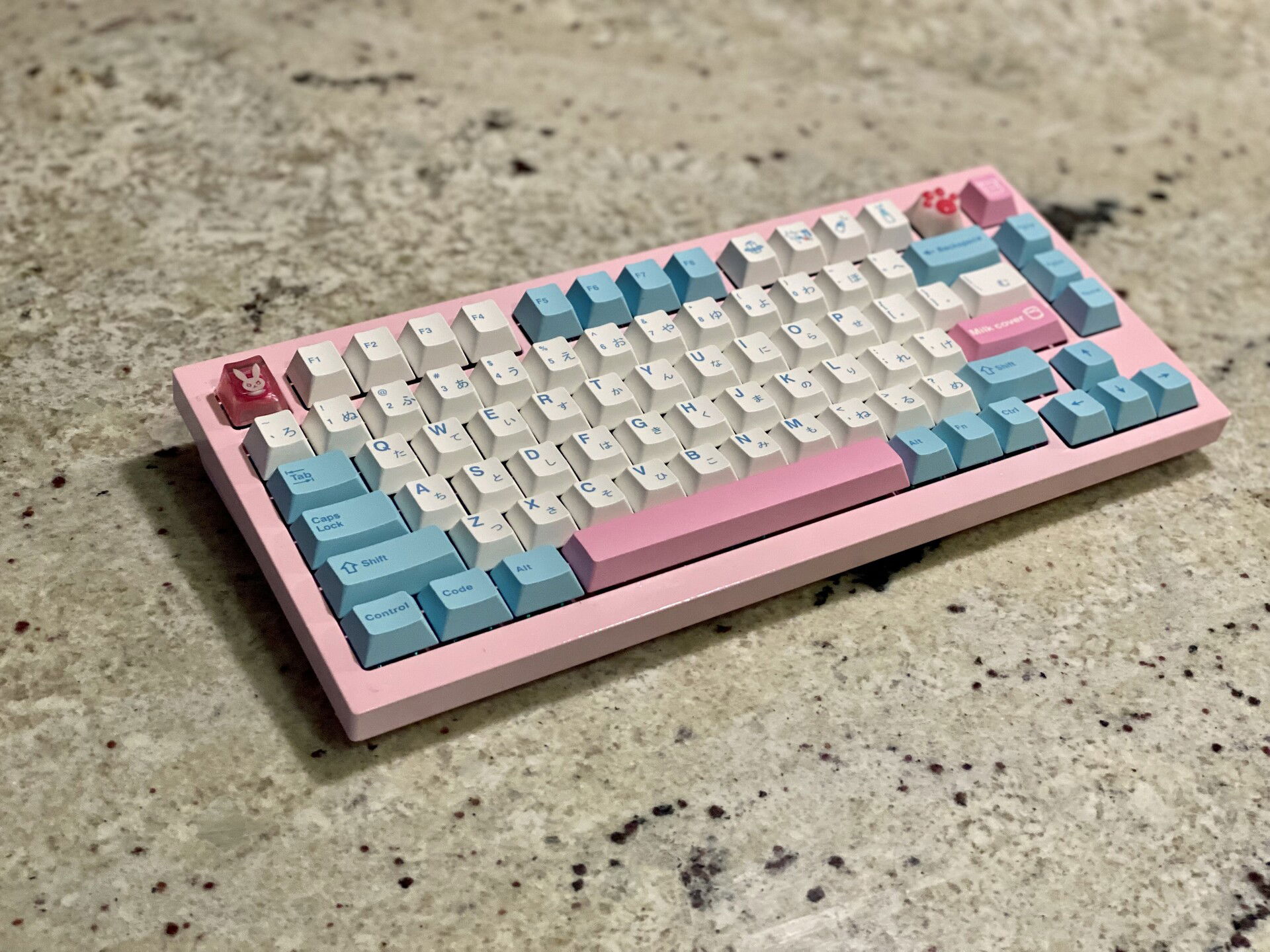 Custom Painted Pink Keychron Q1 » keebs.gg