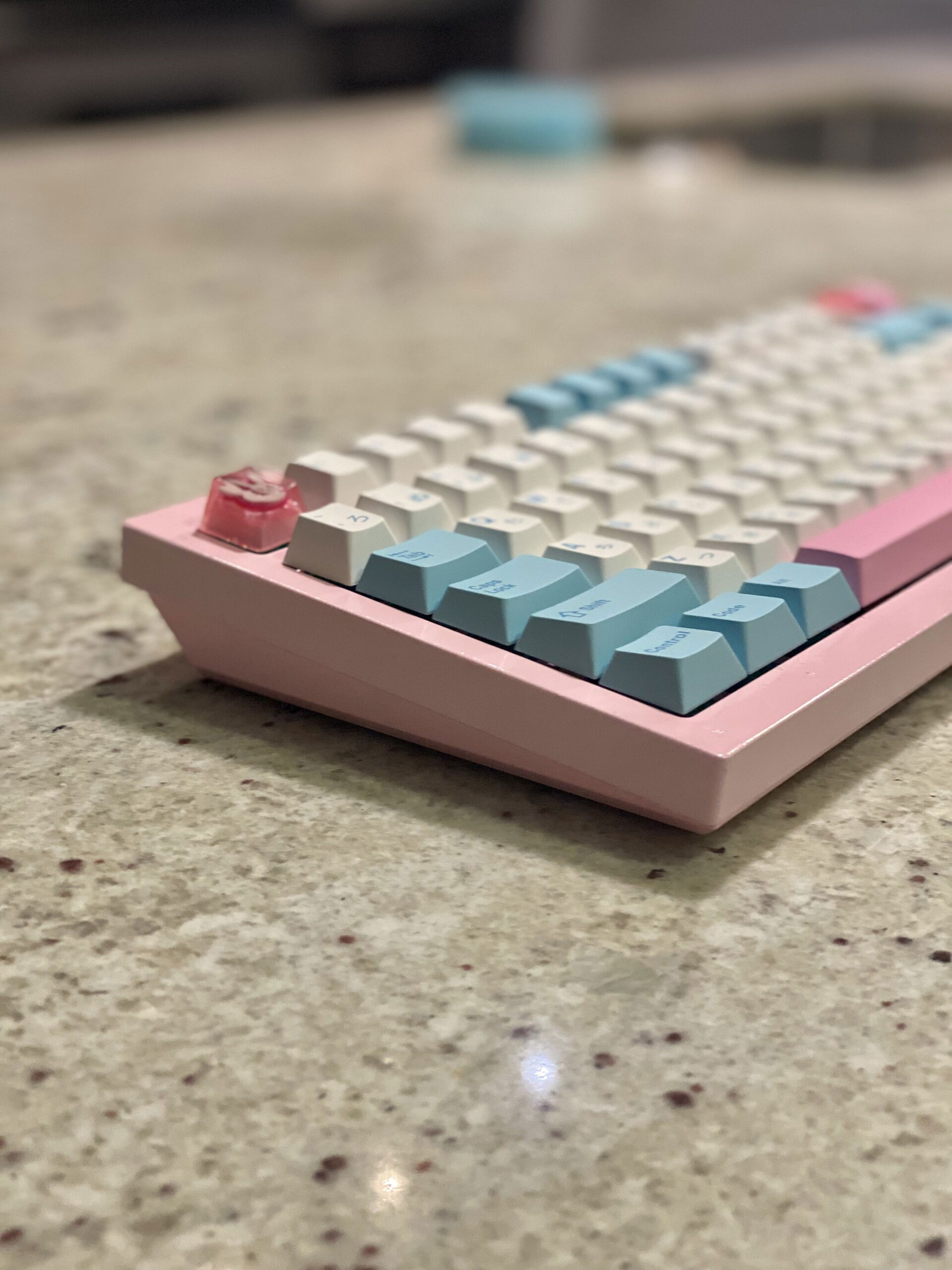 Custom Painted Pink Keychron Q1 » keebs.gg