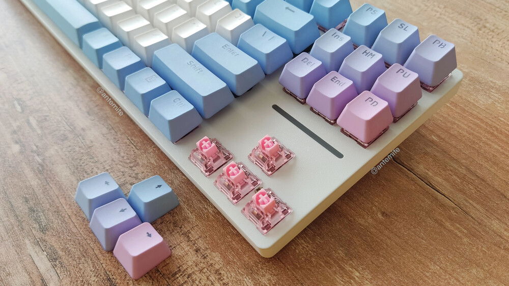 Sunset Gradient (first build) » keebs.gg