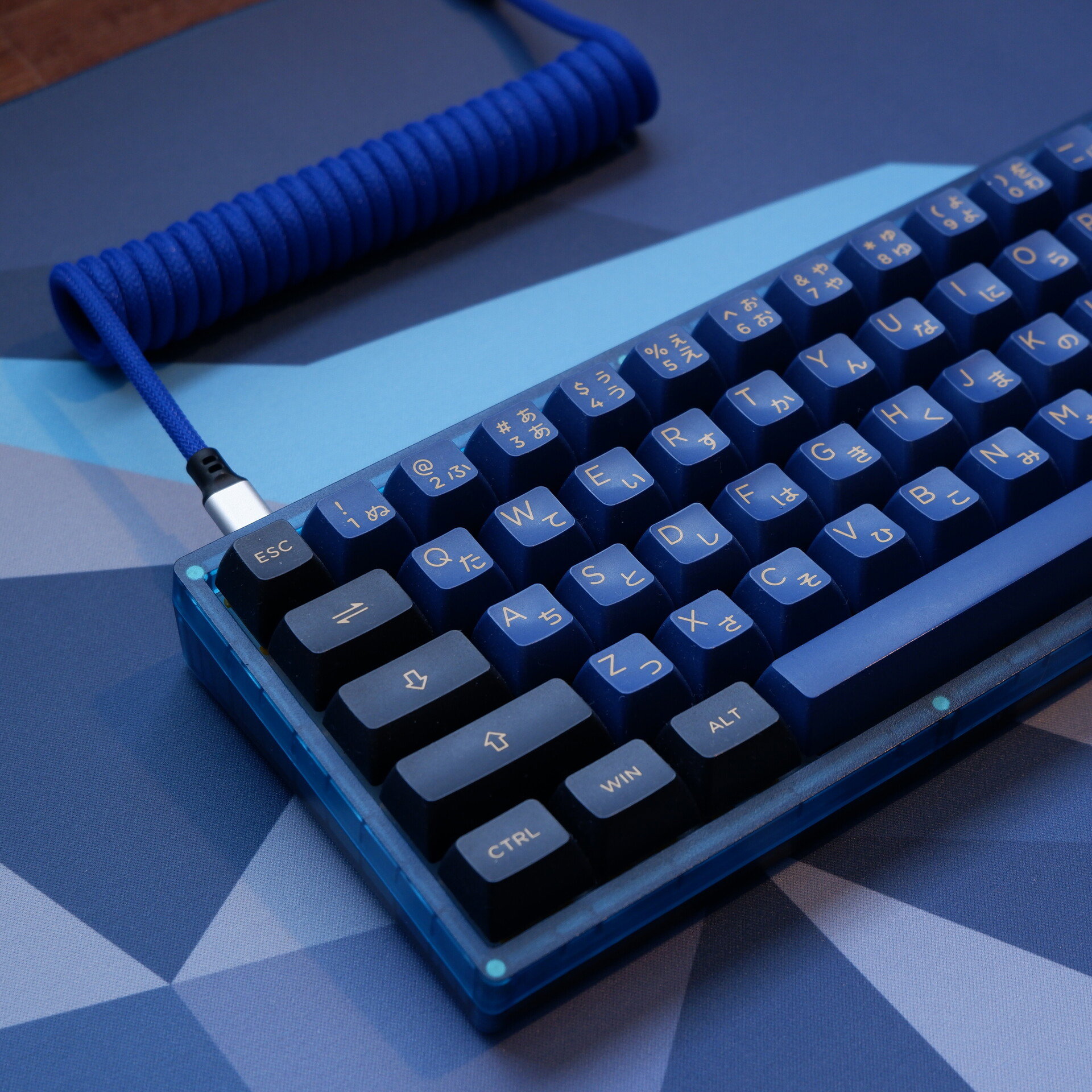 KBD67 Lite Akko Blue Samurai » keebs.gg