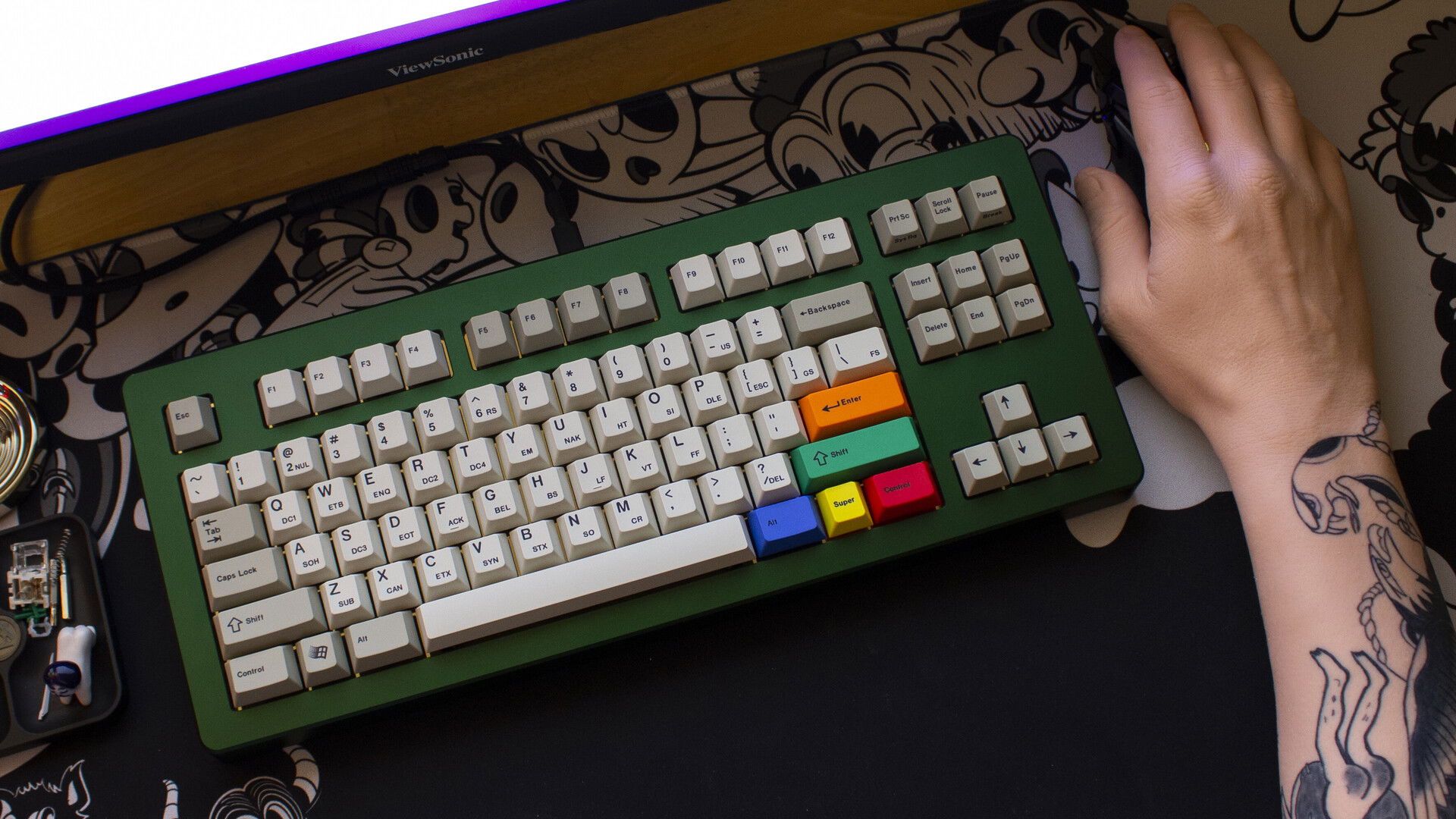 Rama U80-A SEQ2 Sage » keebs.gg